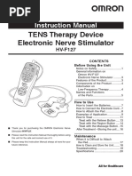 TENS Unit Quick Operation Guide | PDF | Pain