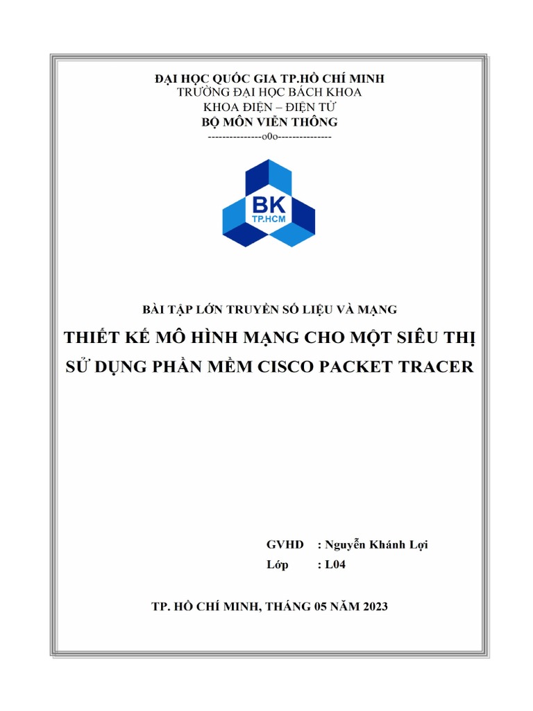Báo Cáo BTL TSL&M - L04 | PDF