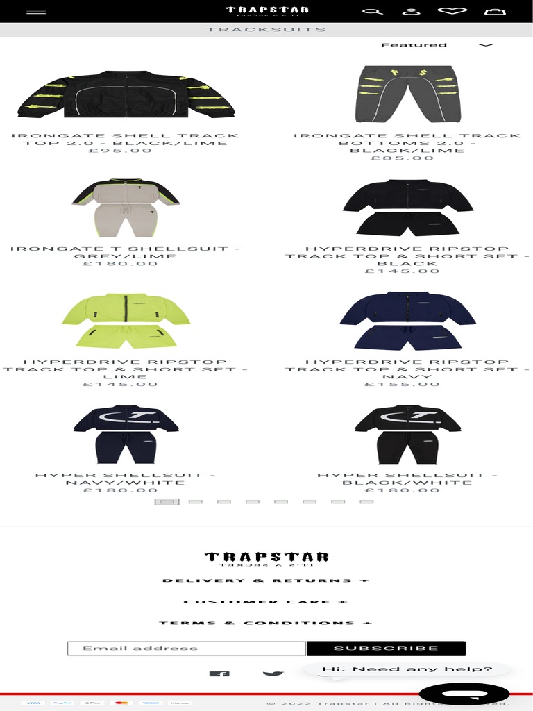 Tracksuits - Trapstar London PDF | PDF