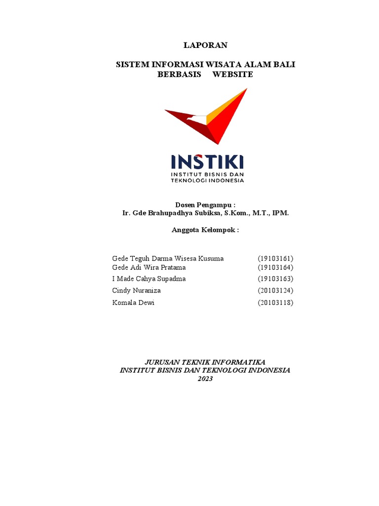 Laporan UAS - Kelompok 1 | PDF