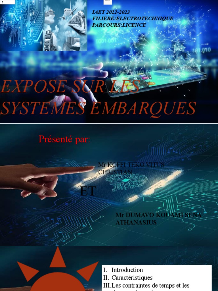 Expose Systeme Embarque | PDF
