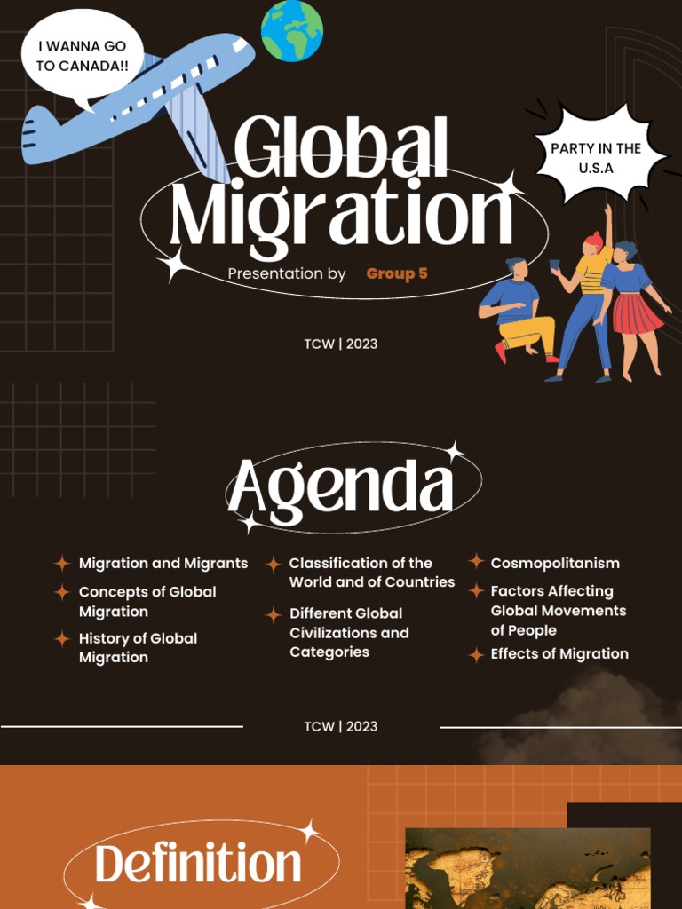 Group 5-Global Migration PDF | PDF | Human Migration | Internally ...