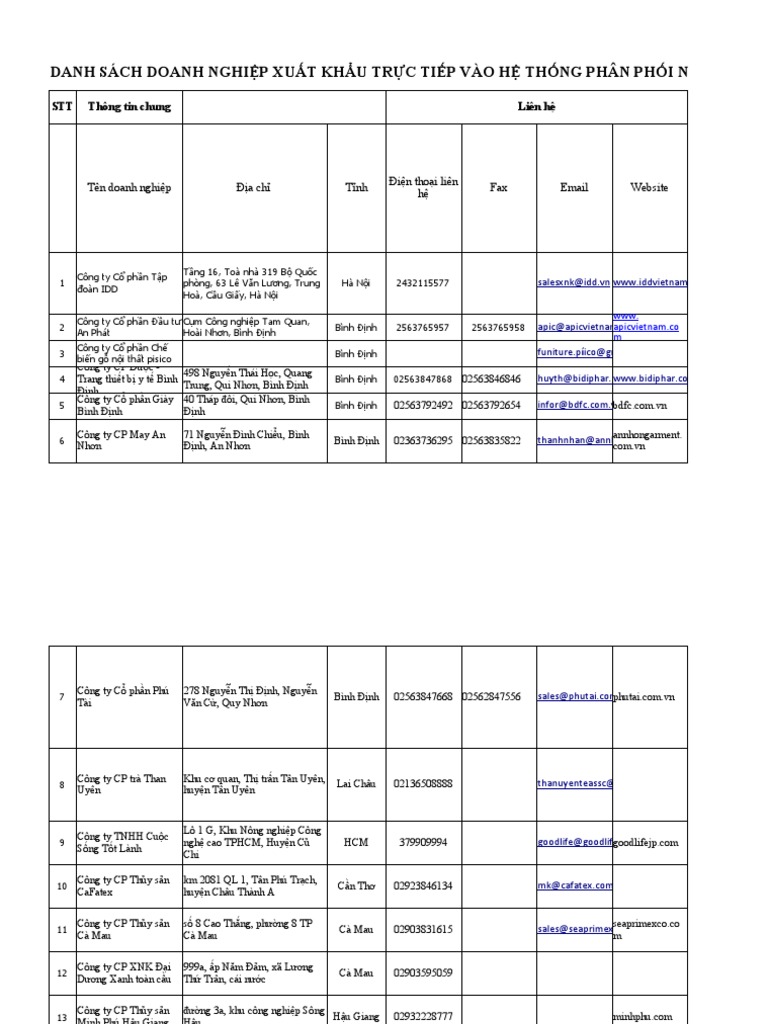 DNXK Truc Tiep Vao He Thong Phan Phoi Nuoc Ngoai | PDF