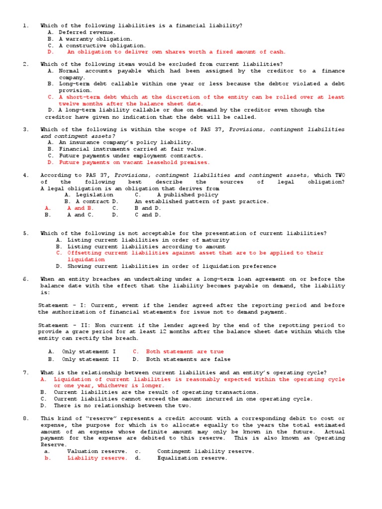 Quiz 1 Ia2 | PDF | Debits And Credits | Current Liability Quiz 1 Ia2 | PDF | Debits And Credits | Current Liability