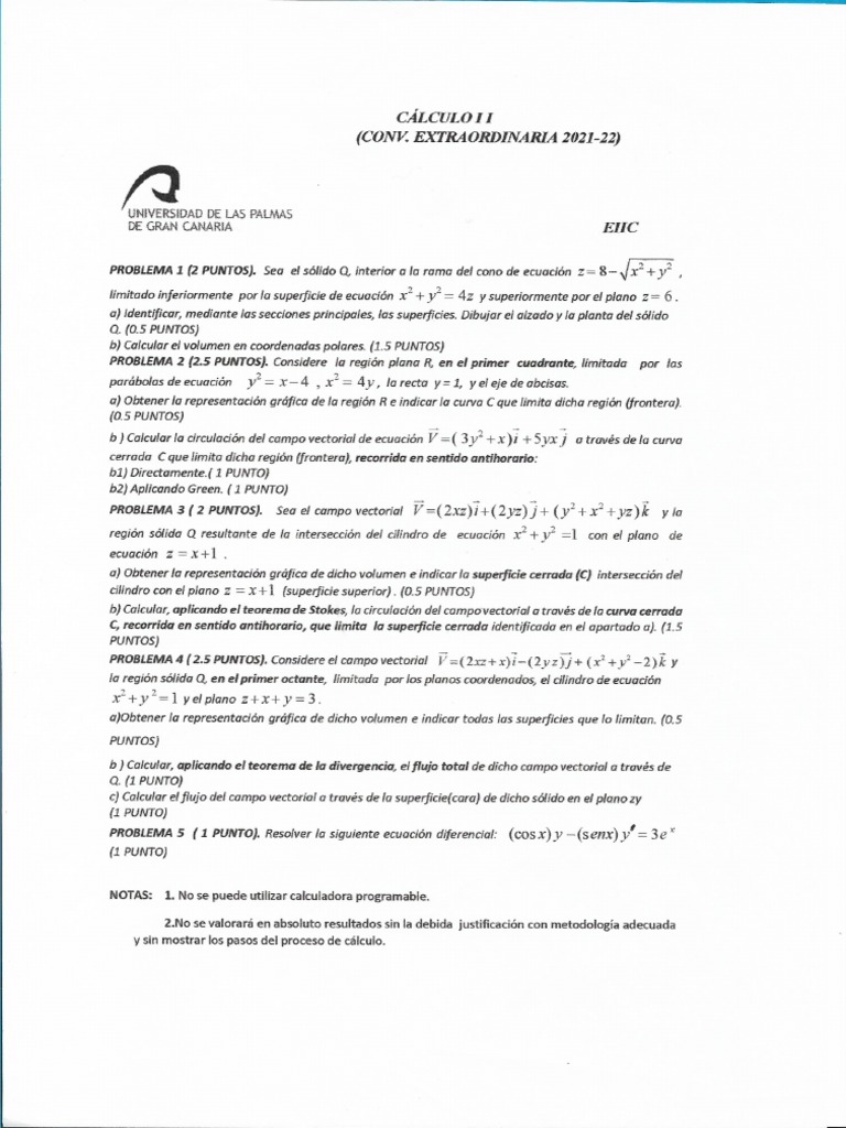 Conv Extraordinaria - Examen Resuelto.2022 PDF | PDF