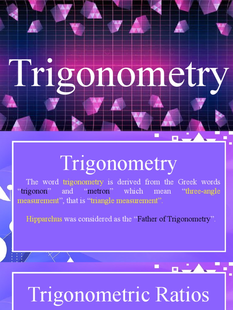 Trigonometry Basic Concepts | PDF | Science & Mathematics