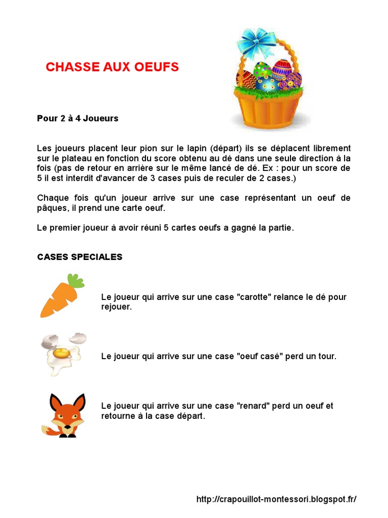 Chasse - Aux.oeufs 1 | PDF