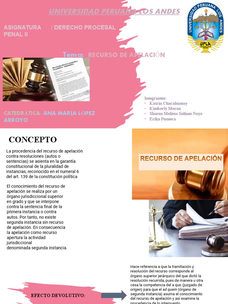 Recurso de Apelacion DPP | PDF | Apelación | Sentencia (ley)
