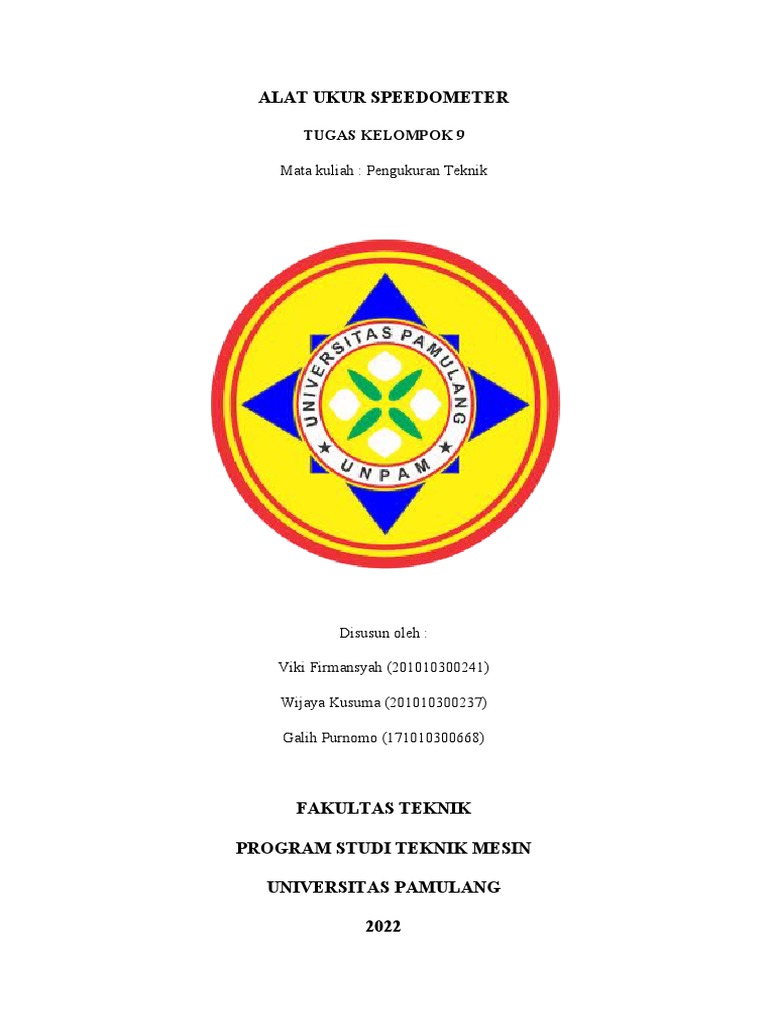 Kelompok 9 Pengukuran Teknik Speedometer | PDF | Teknologi & Rekayasa