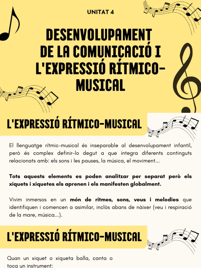 Power Unitat 4. Expressió Rítmico-Musical | PDF