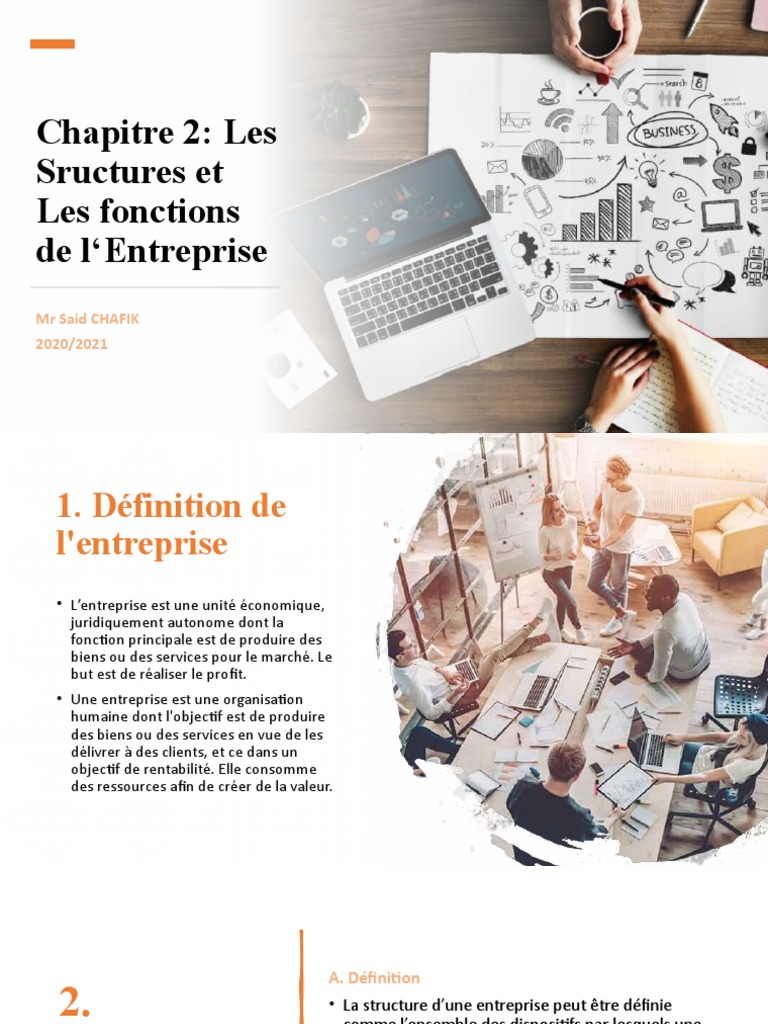CH.2.Structures Et Fonctions D Une Entreprise | PDF | Business | Gestion des ressources humaines
