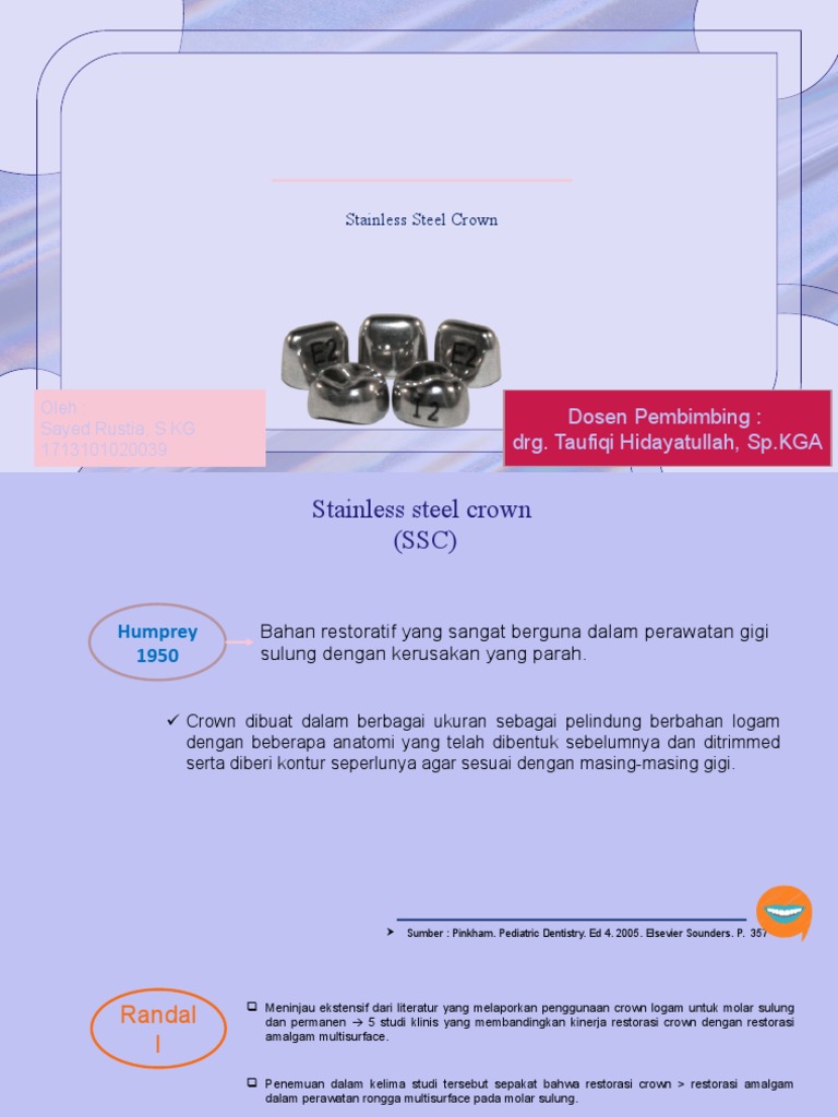 Restorasi Indirect Metal Crown | PDF