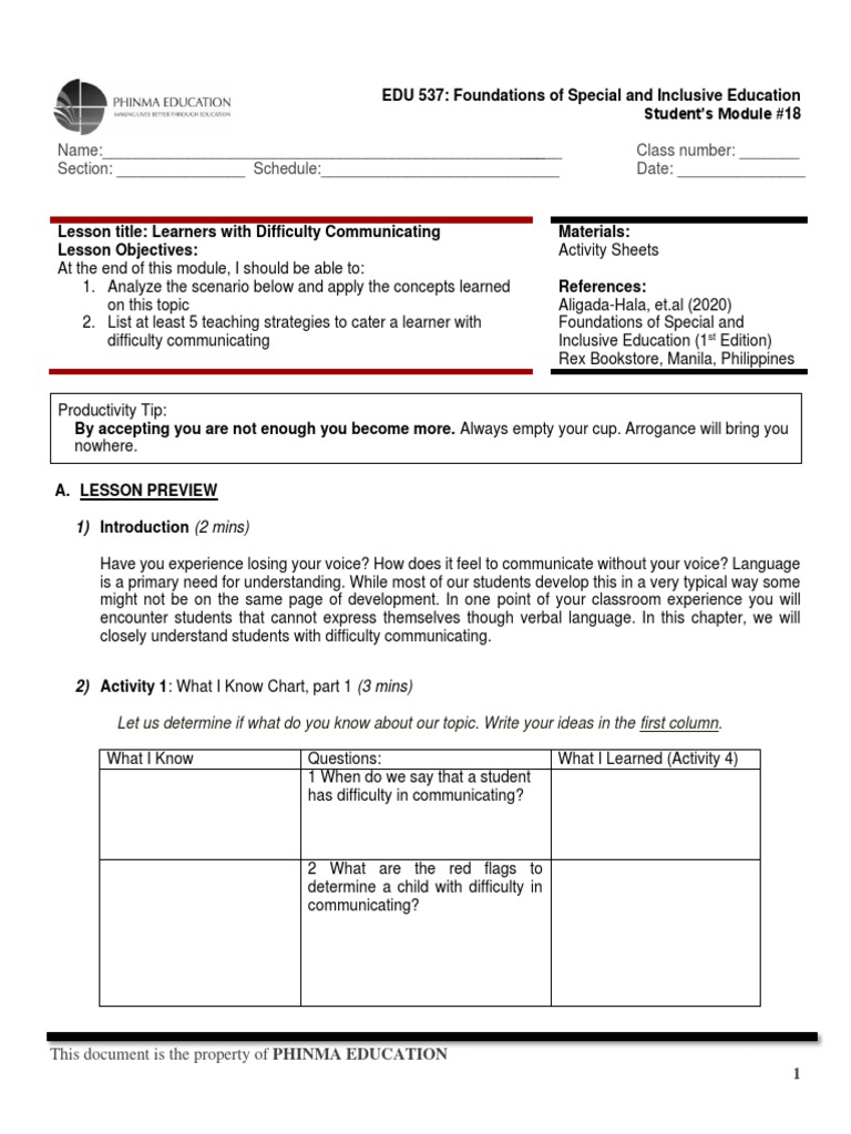 Sas #18 - Edu 537 | PDF
