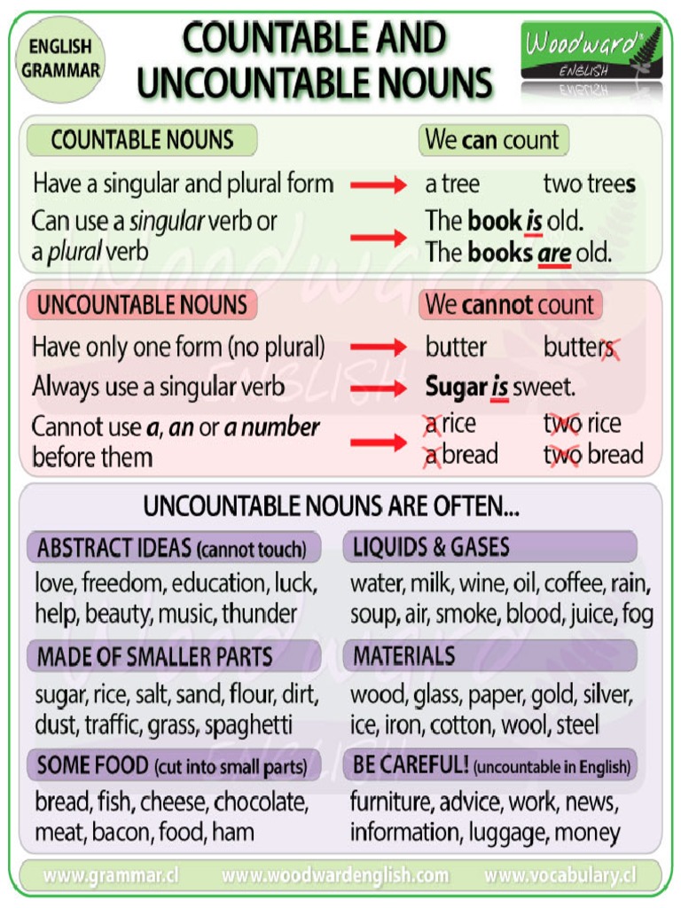 Countable and Uncountable Nouns | PDF
