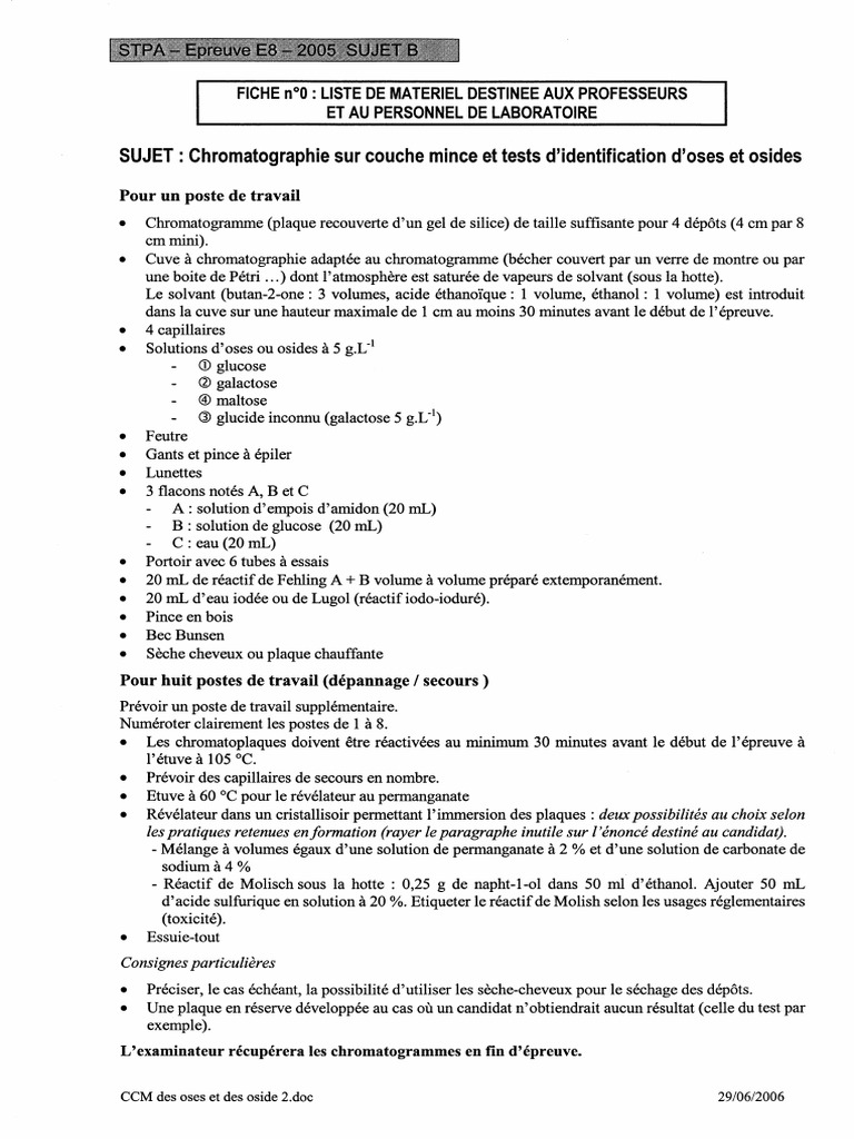 CCM Oses Et Osides CCF STPA PDF | PDF