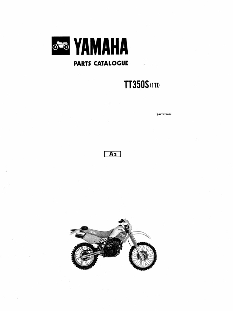 TT350 - 86 Parts Catalogue | PDF