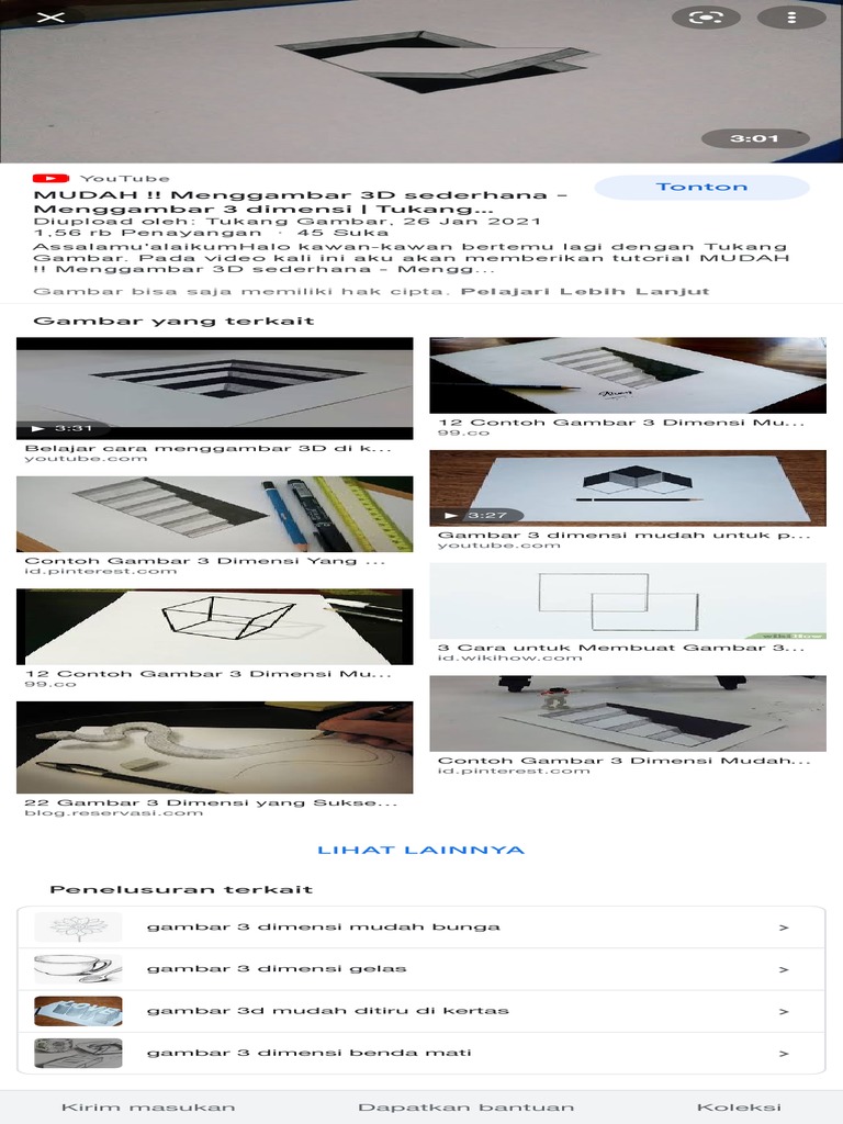 Tutorial Menggambar 3D Sederhana | PDF | Metode & Bahan Ajar | Seni