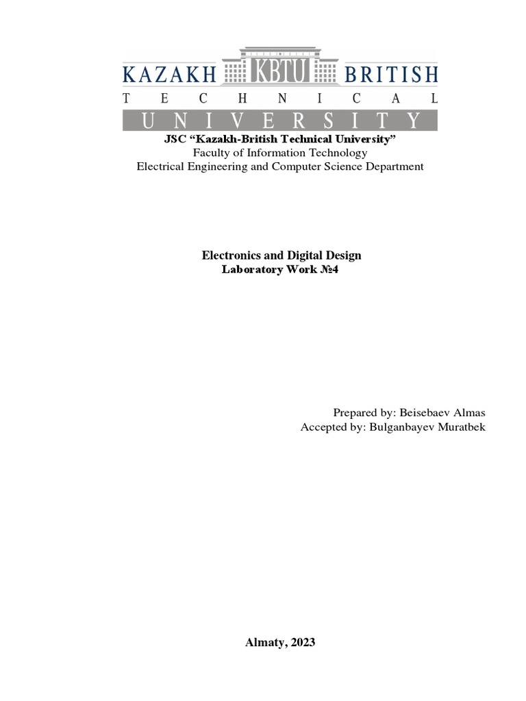 Lab 4 | PDF | Binary Coded Decimal | Computer Engineering