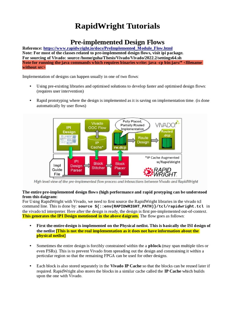 RapidWright Tutorials (3) .Odt | PDF | Field Programmable Gate Array ... RapidWright Tutorials (3) .Odt | PDF | Field Programmable Gate Array ...