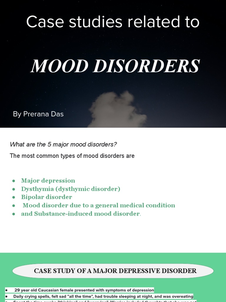 CASE Studies of Mood Disorders | PDF