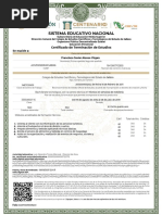 Certificado de Secundaria Erick | PDF