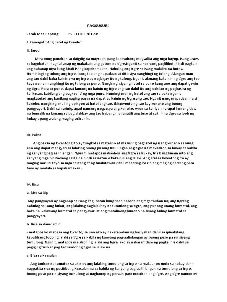 Pagsusuri-WPS Office | PDF