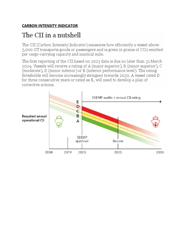 Carbon Intensity Indicator | PDF | Emission Intensity | Efficient Energy Use