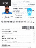Indian Passport Front and Back Pages | PDF
