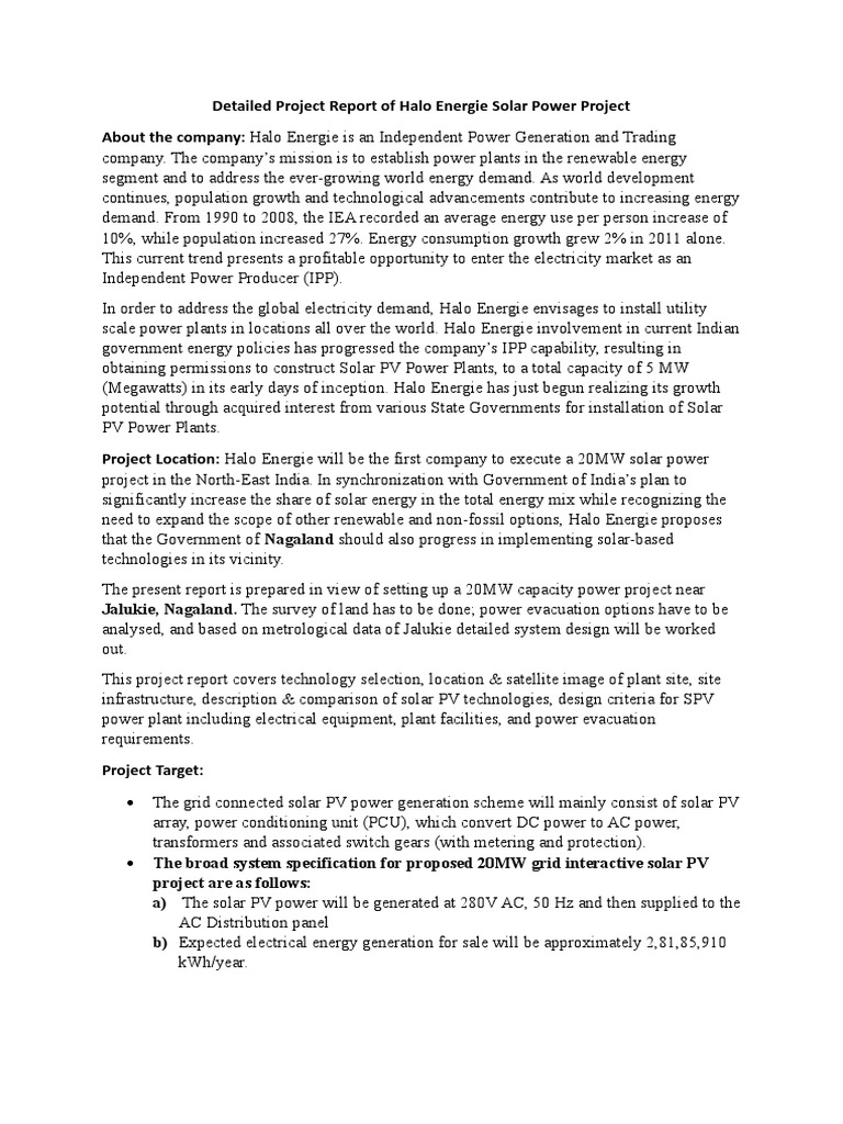 REPM Assignment 1 | PDF | Solar Power | Photovoltaic System