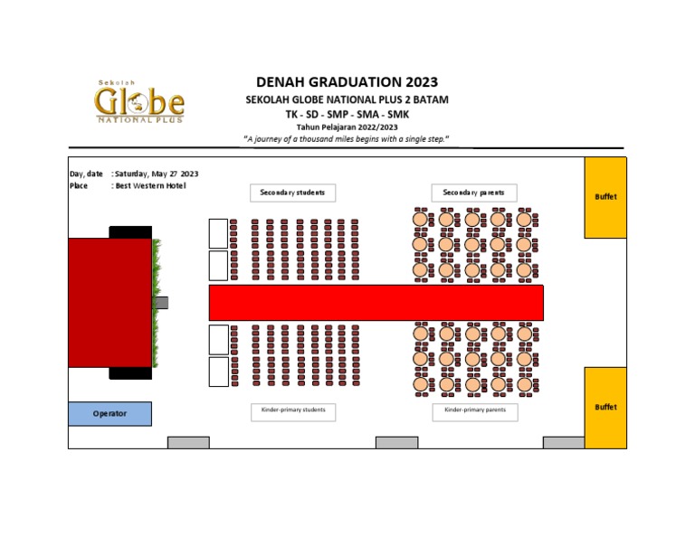 Denah Graduation 2023 New | PDF
