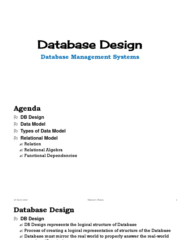 DBMS 02 DBD Relational Model | PDF DBMS 02 DBD Relational Model | PDF