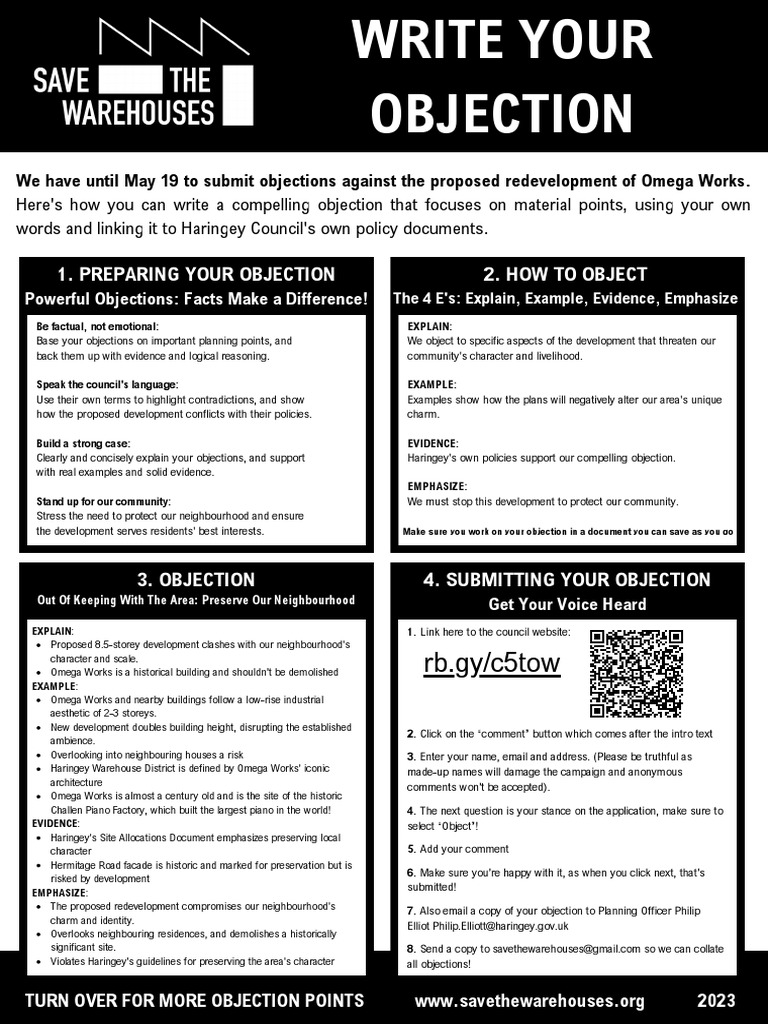 STW Objection Flyer 1 | PDF