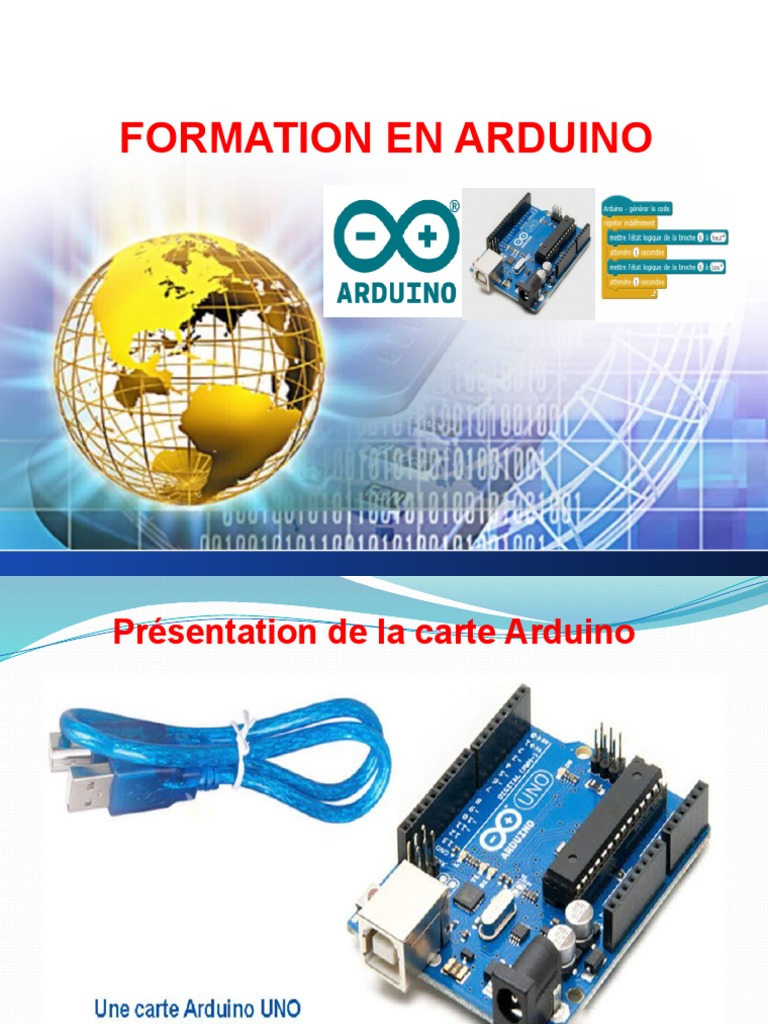 Formation ARDUINO 1-2 - 2020 | PDF | Arduino | Programmation informatique