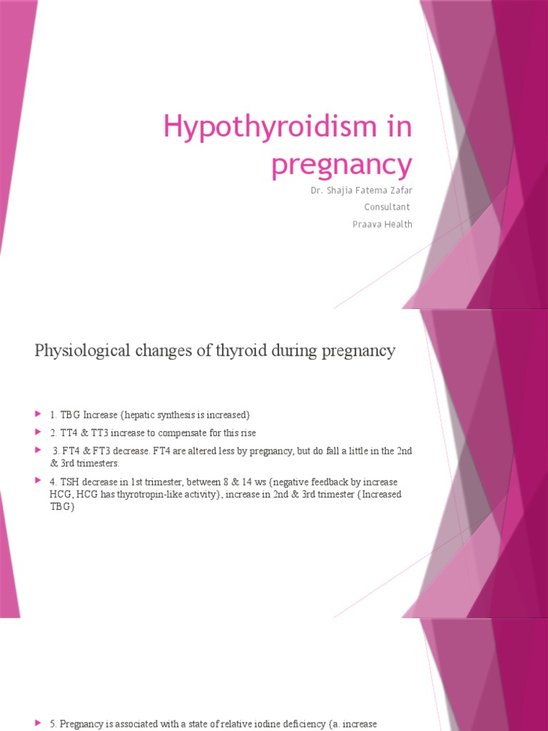 Hypothyroidism in Pregnancy | PDF | Hypothyroidism | Thyroid