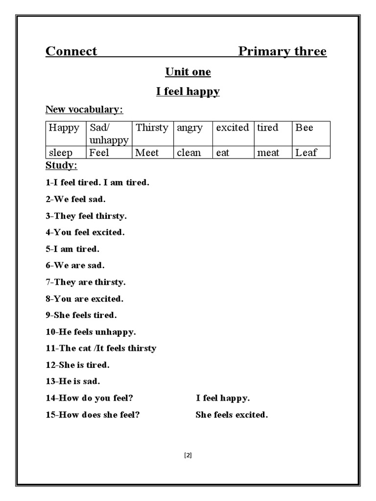 Connect Worksheet Level 3 | PDF