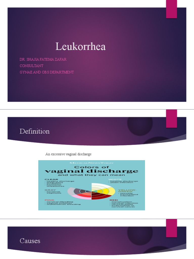 Leukorrhea | PDF