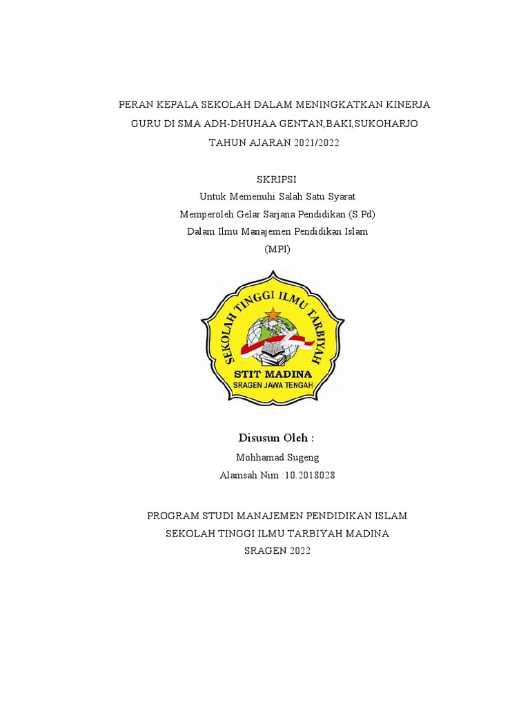 SKRIPSI Siap Print | PDF | Karier & Perkembangan