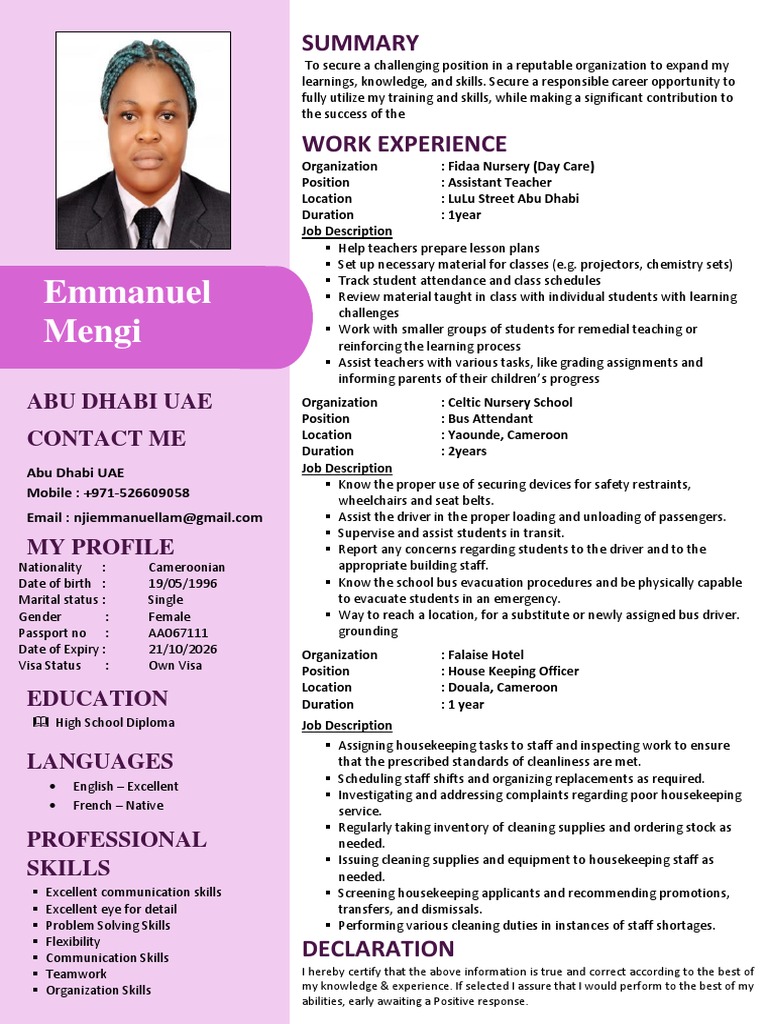 Emmanuel Mengi | PDF | Teachers | Learning