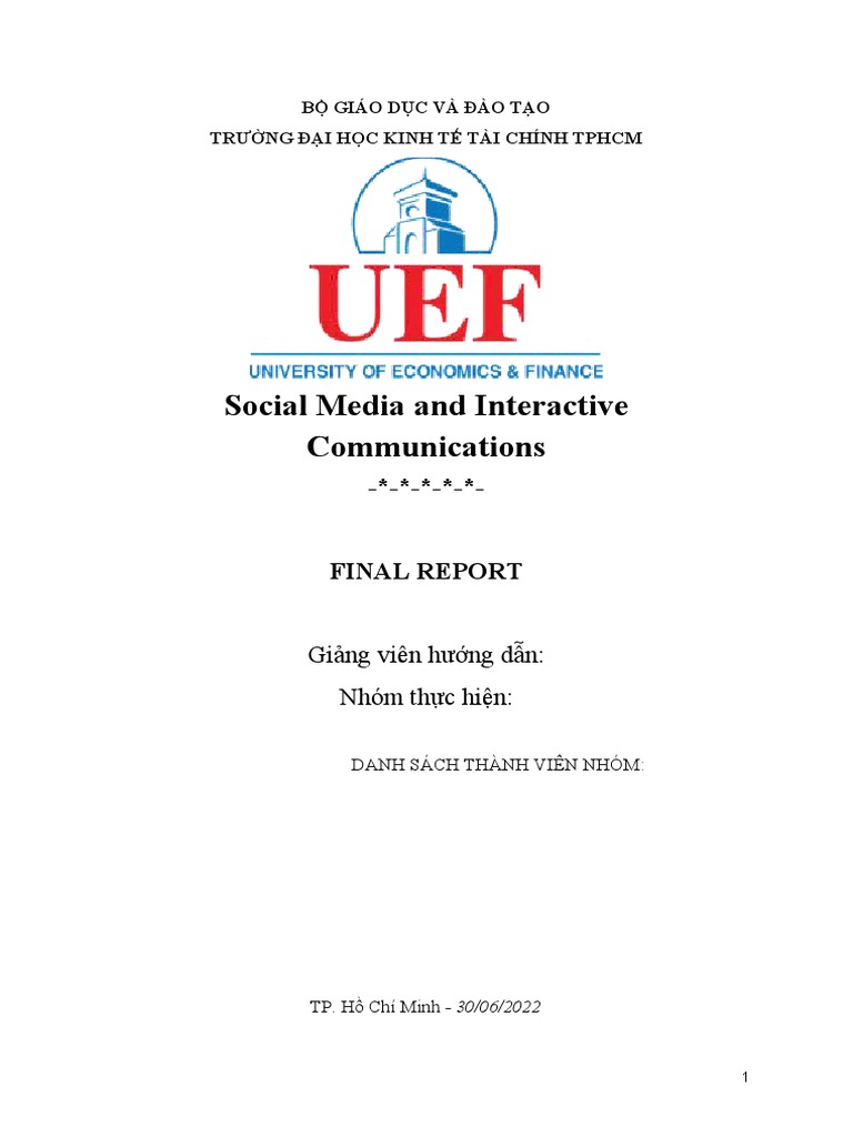 Final Report Form | PDF