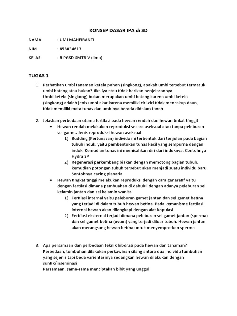 Konsep Dasar Ipa Di Sd Pdf 