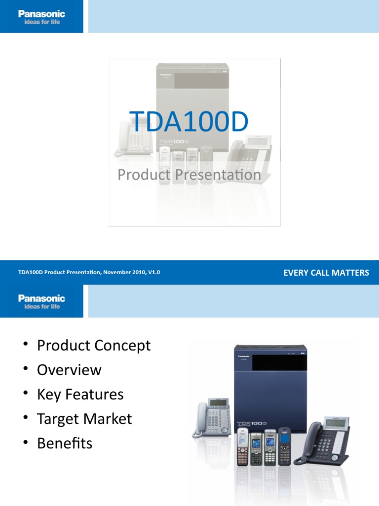 TDA100D Product Presentation V2 | PDF | Office Equipment | Service ...