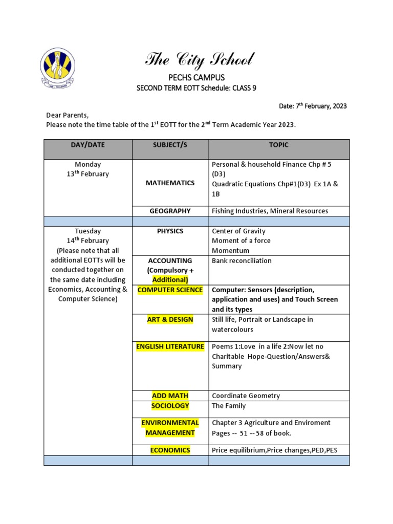 Grade 9 EOTT TERM II-1 - 1 | PDF | Science Grade 9 EOTT TERM II-1 - 1 | PDF | Science