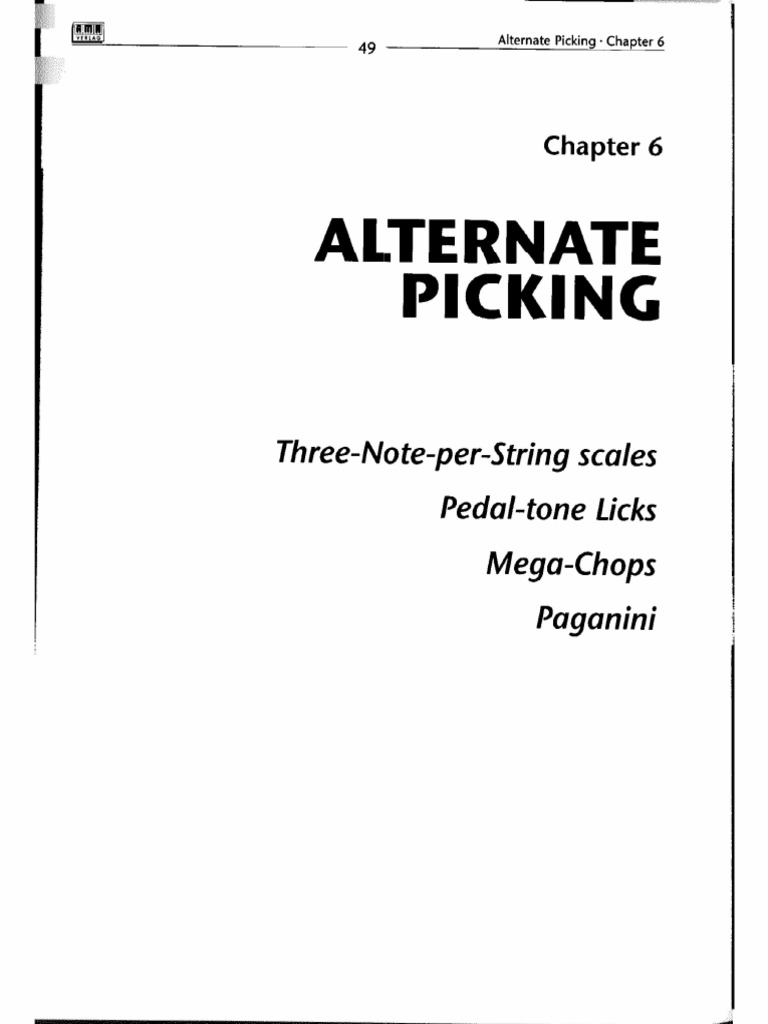 Alternate Picking | PDF