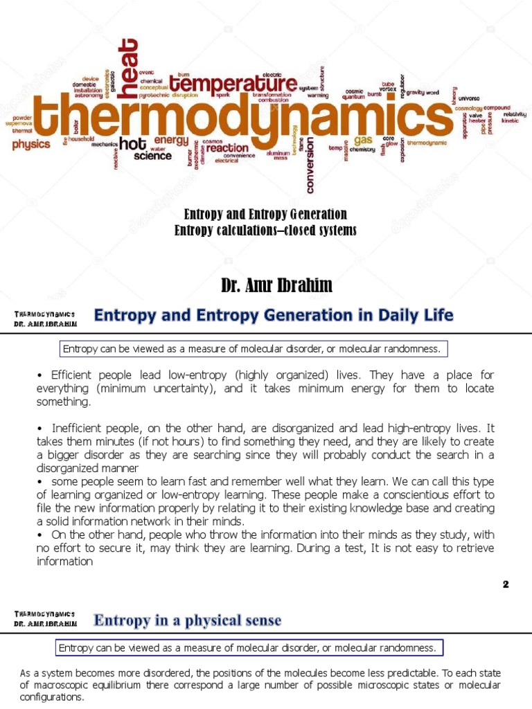 TD-8 - Entropy | PDF | Entropy | Temperature