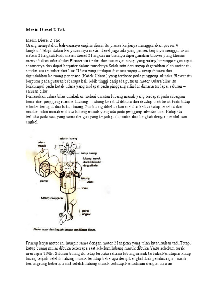Mesin Diesel 2 Tak | PDF