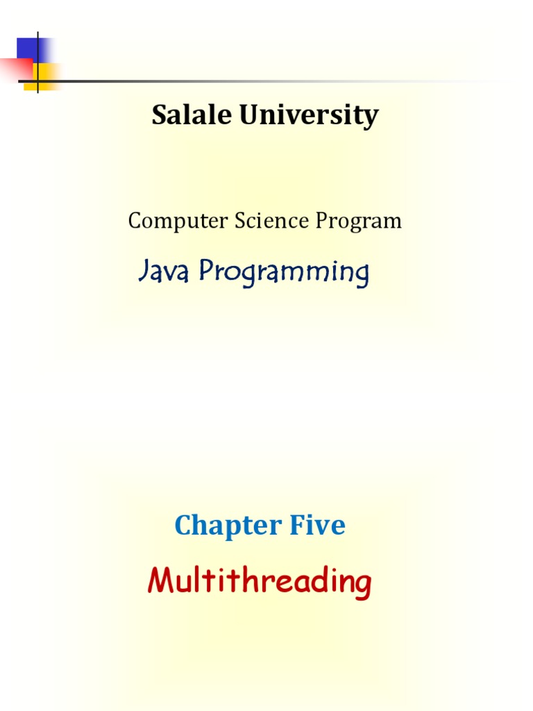 Chapter 5 - Multithreading - 015357 | PDF | Thread (Computing ... Chapter 5 - Multithreading - 015357 | PDF | Thread (Computing ...