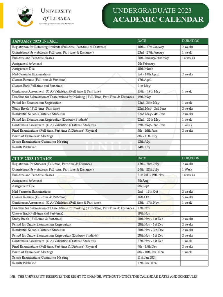 2023 Calendars - 03 - Undergraduate 2023 | PDF | Military Operations