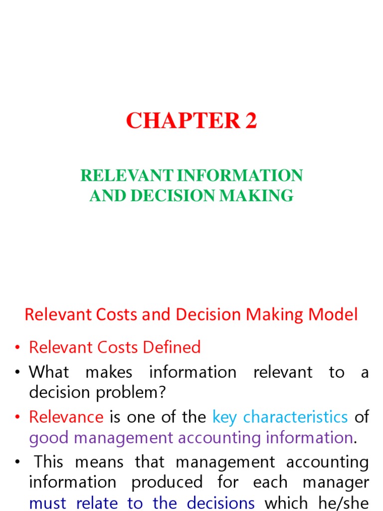 Cost 2 Chapter 2 | PDF