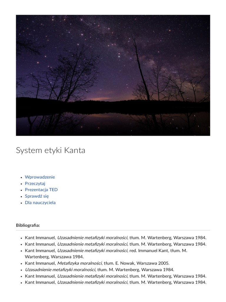 System Etyki Kanta PDF | PDF