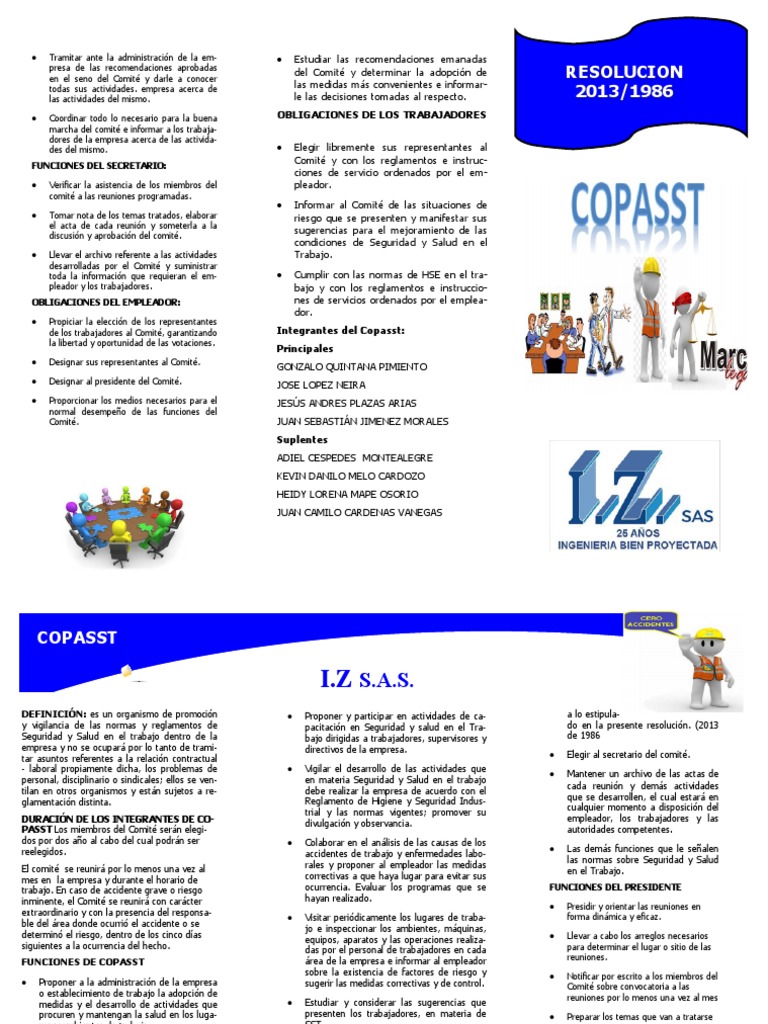 Folleto Copasst | PDF